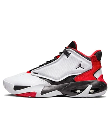 Jordan Max Aura 4 White Black University Red DN3687-106 S-57519 купити ...